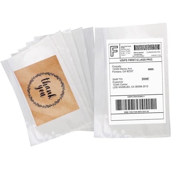 Office | New 5 Shipping Label Pouches 1 Pack | Poshmark